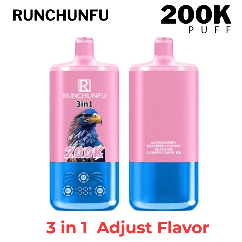 RUNCHUNFU 200.000 puff, vape usa e getta a 3 gusti all'ingrosso 2% Nic ...